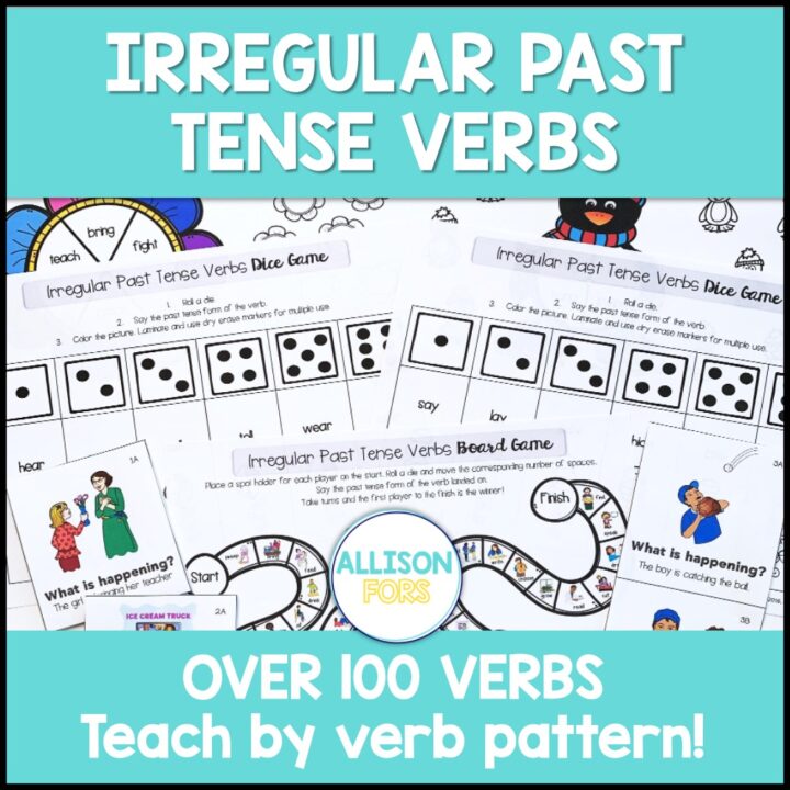 Irregular Past Tense Verbs Allison Fors Inc Irregular Past Tense Verbs Allison Fors Inc