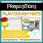 Prepositions Play Dough Mats NO PREP - Allison Fors