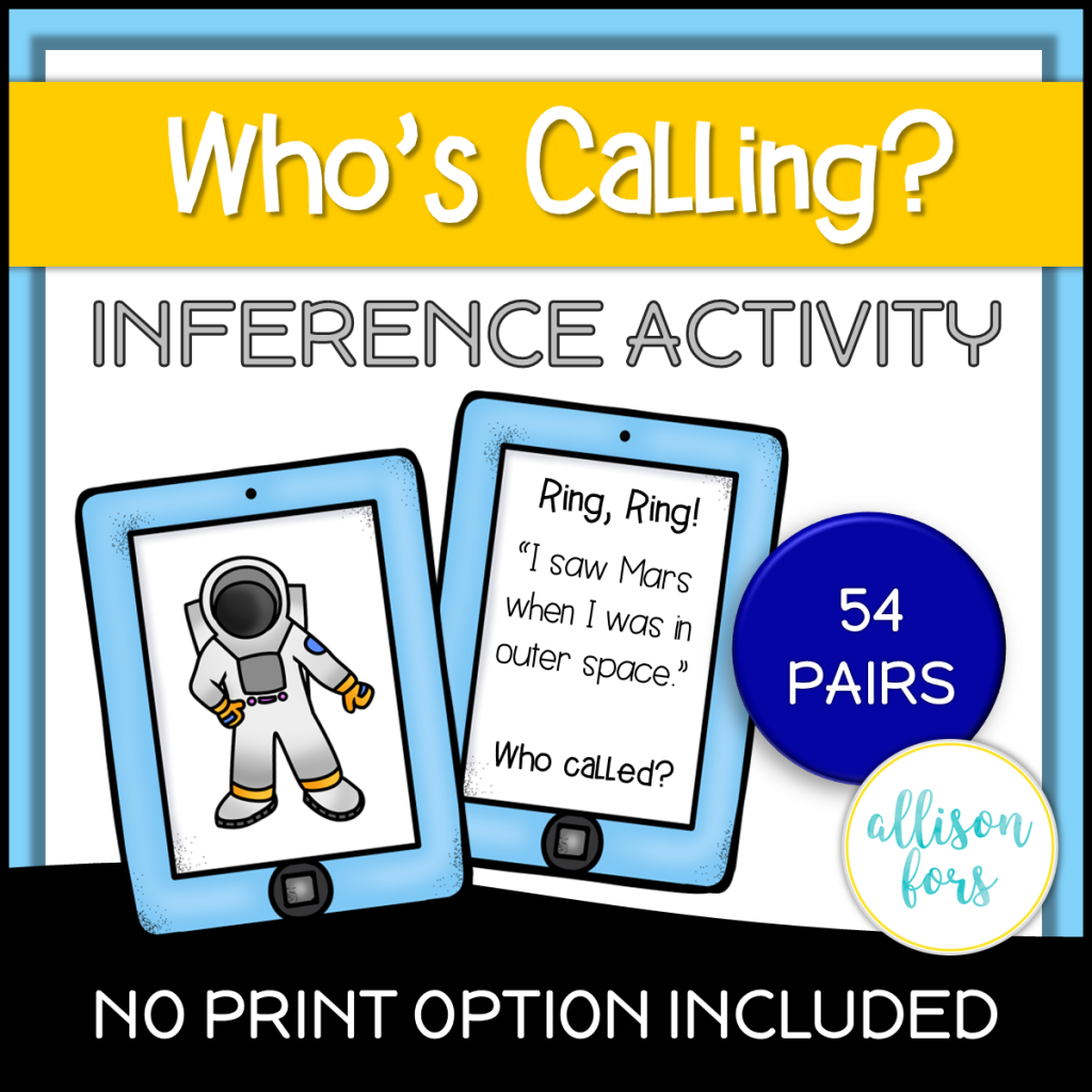 Who's Calling? Inference Activity | Allison Fors, Inc.