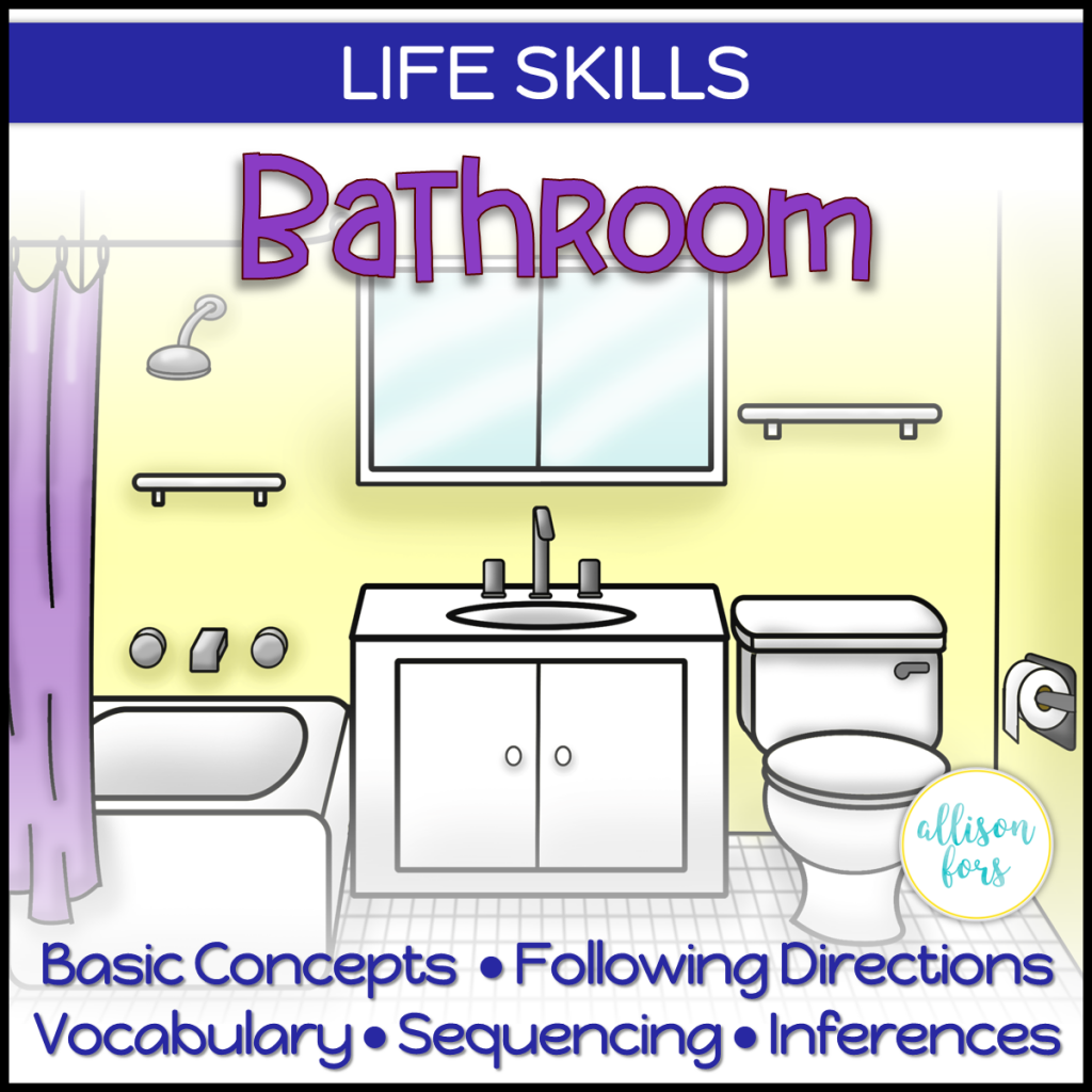 Life Skills Interactive Book: Bathroom | Allison Fors, Inc.