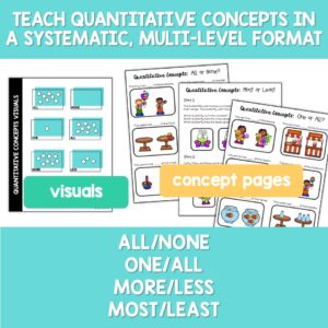 Quantitative Concepts Speech Therapy NO PREP | Allison Fors, Inc.