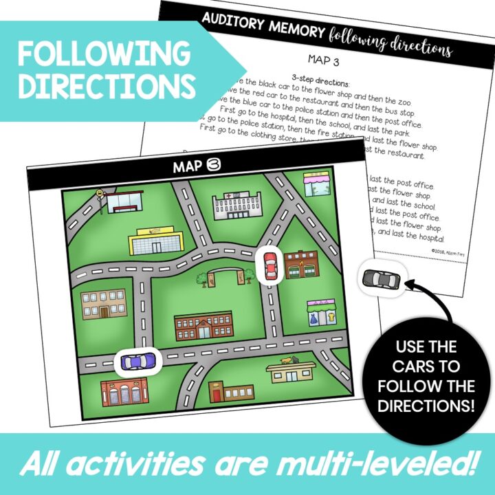 Auditory Processing and Memory Activities - Following Directions ...