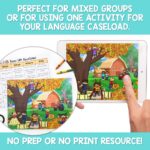 Fall Picture Scene for Speech Therapy - Language Scene | Allison Fors, Inc.