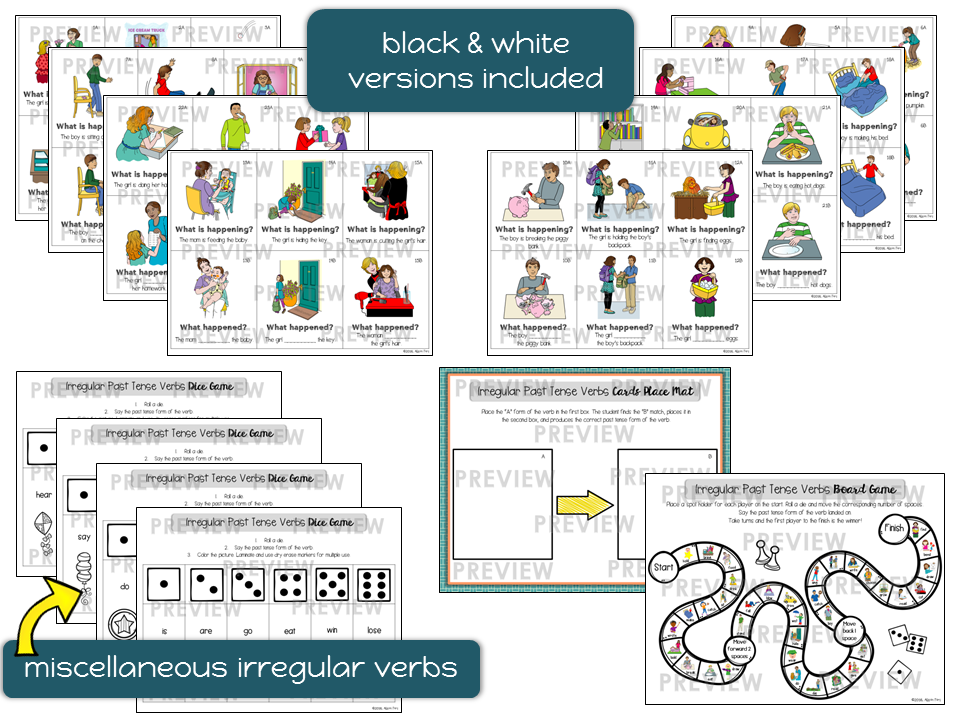Irregular Past Tense Verbs - Allison Fors