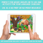 Speech Therapy Language Scene: Fall Themed | Allison Fors, Inc.