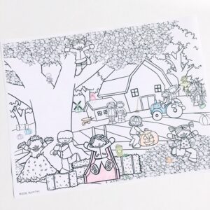 Fall Picture Scene for Speech Therapy - Language Scene | Allison Fors, Inc.