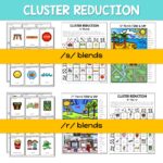 Consonant Cluster Reduction Phonology Activities for Speech Therapy ...