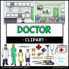 Community Helpers: Doctor Clip Art | Allison Fors, Inc.