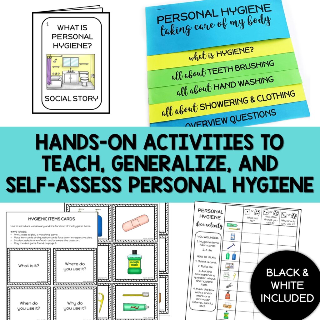 Personal Hygiene Functional Life Skills Activities for Kids and Teens ...