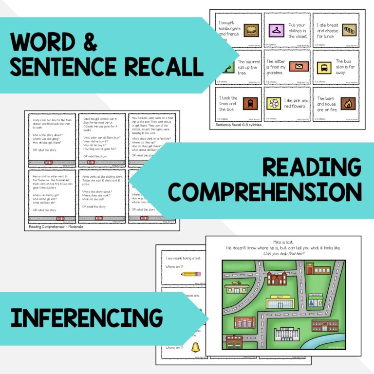 Auditory Processing and Memory Activities - Following Directions ...