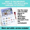 Kitchen Life Skills Interactive Book - Functional Language Activities ...