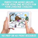 Winter Picture Scene for Speech Therapy - Language Scene | Allison Fors ...