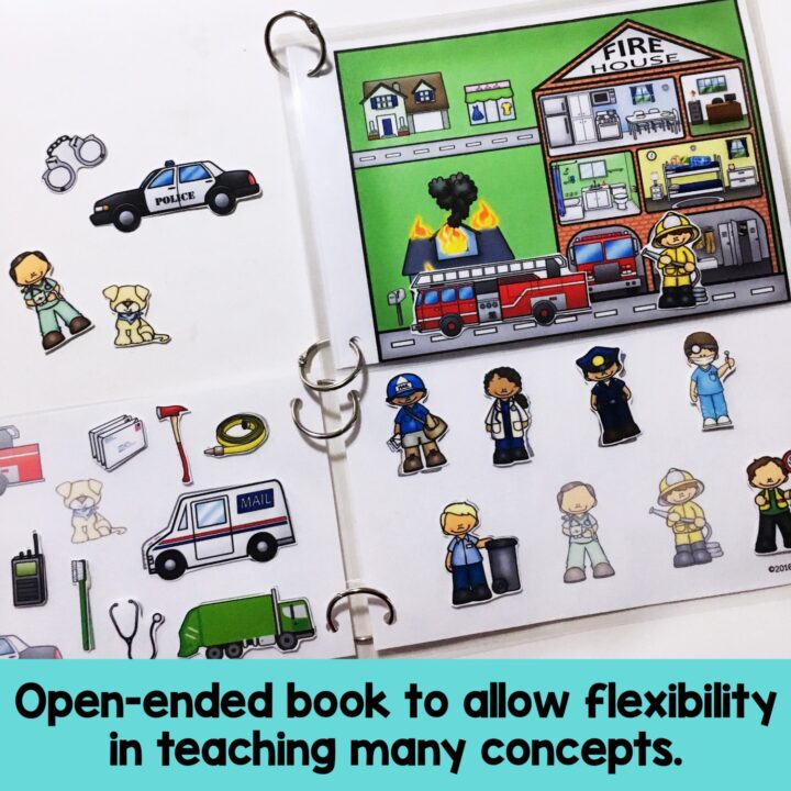 Community Helpers Interactive Book Speech Therapy | Allison Fors, Inc.