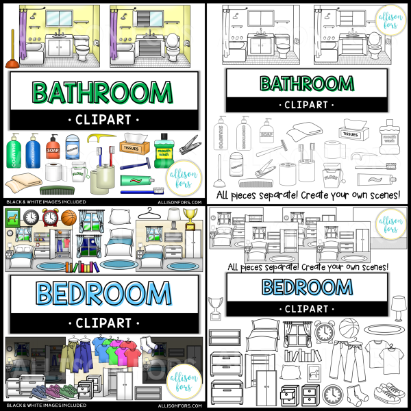 House Clip Art Bundle | Allison Fors, Inc.