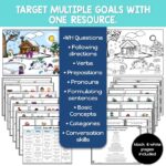 Winter Picture Scene for Speech Therapy - Language Scene | Allison Fors ...