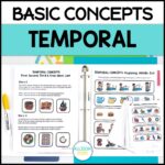 Temporal Basic Concepts Speech Therapy, Special Education, & ESL ...