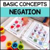Negation Basic Concepts Speech Therapy NO PREP | Allison Fors, Inc.