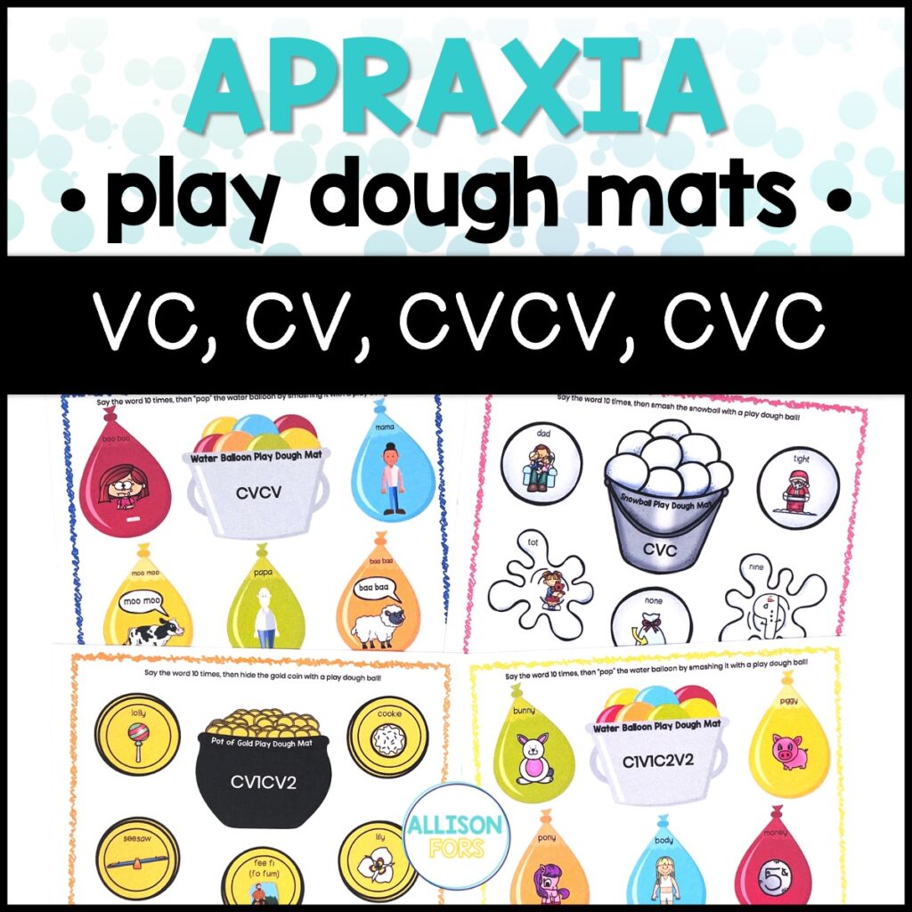 Apraxia of Speech Activities for Speech Therapy NO PREP | Allison Fors ...