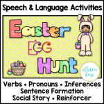 Easter Egg Hunt Speech & Language Activities | Allison Fors, Inc.