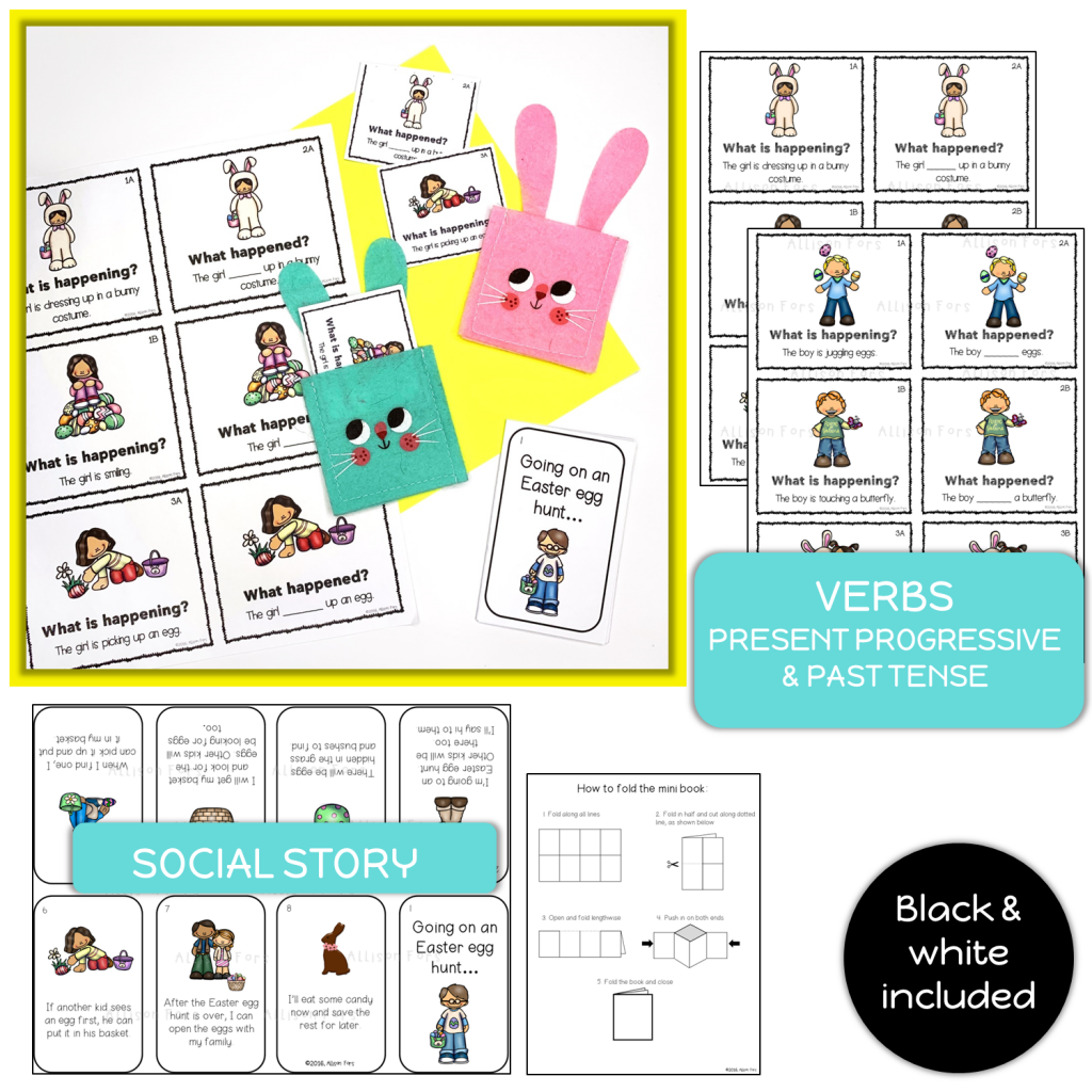 Easter Egg Hunt Speech & Language Activities | Allison Fors, Inc.