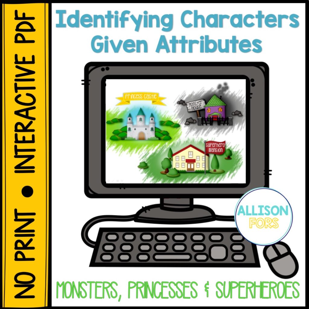 NO PRINT Identifying Characters Given Attributes | Allison Fors, Inc.