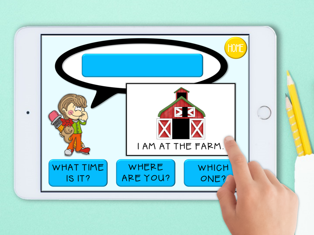 Asking WH Questions Speech Therapy NO PRINT Digital Activity | Allison ...