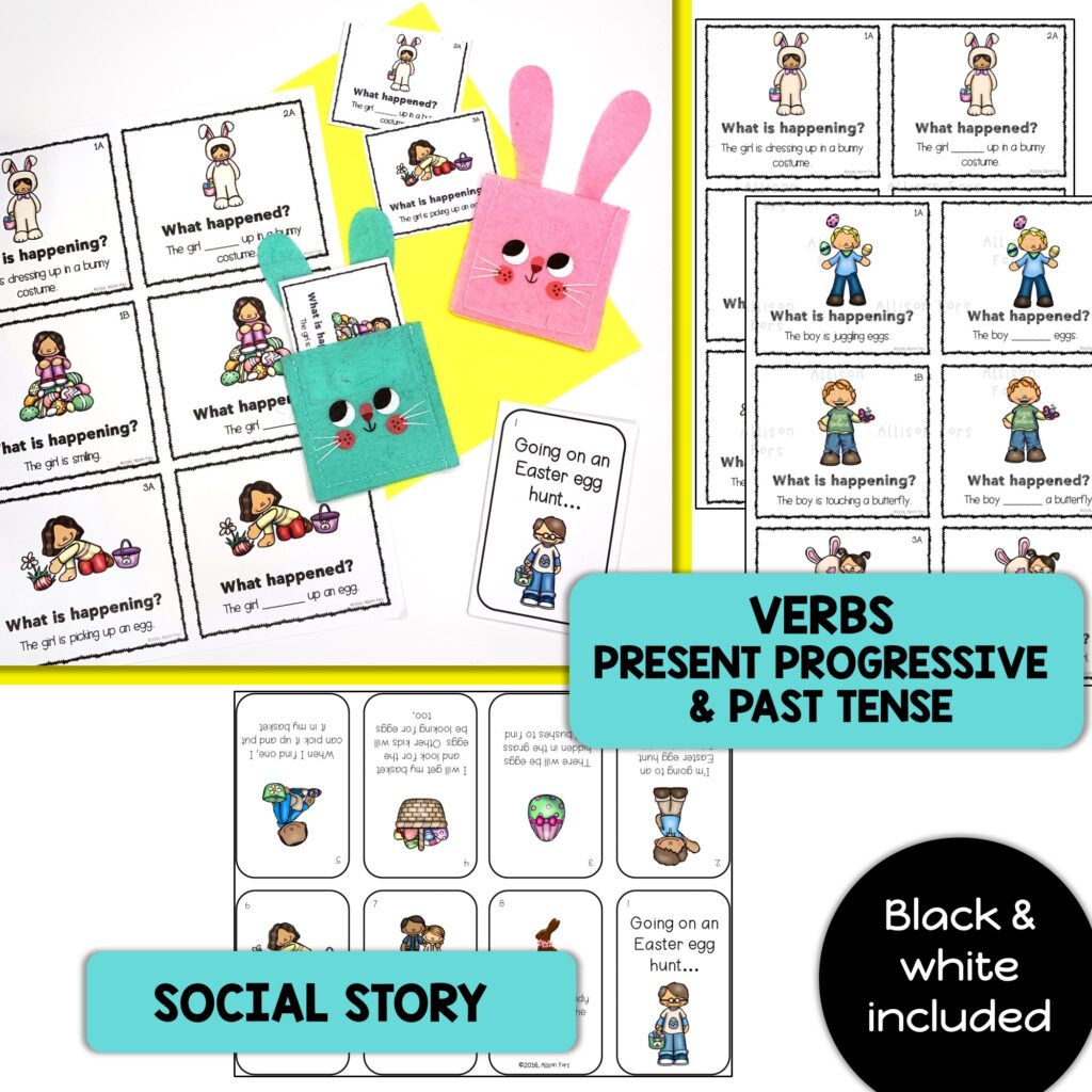 Easter Speech Therapy - Easter Egg Hunt Activities | Allison Fors, Inc.