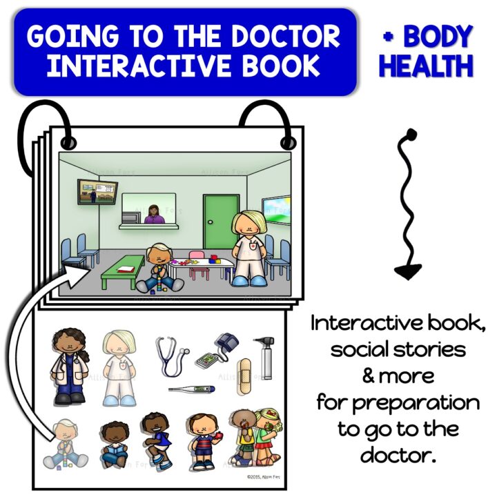Interactive Book: Going to the Doctor Social Story | Allison Fors, Inc.