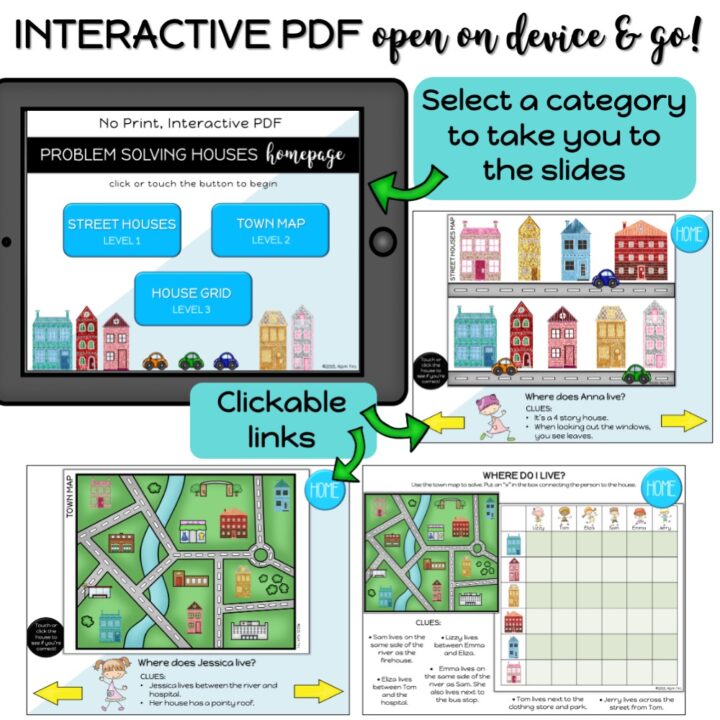 Problem Solving Houses: Scenarios and Critical Thinking Speech Therapy ...