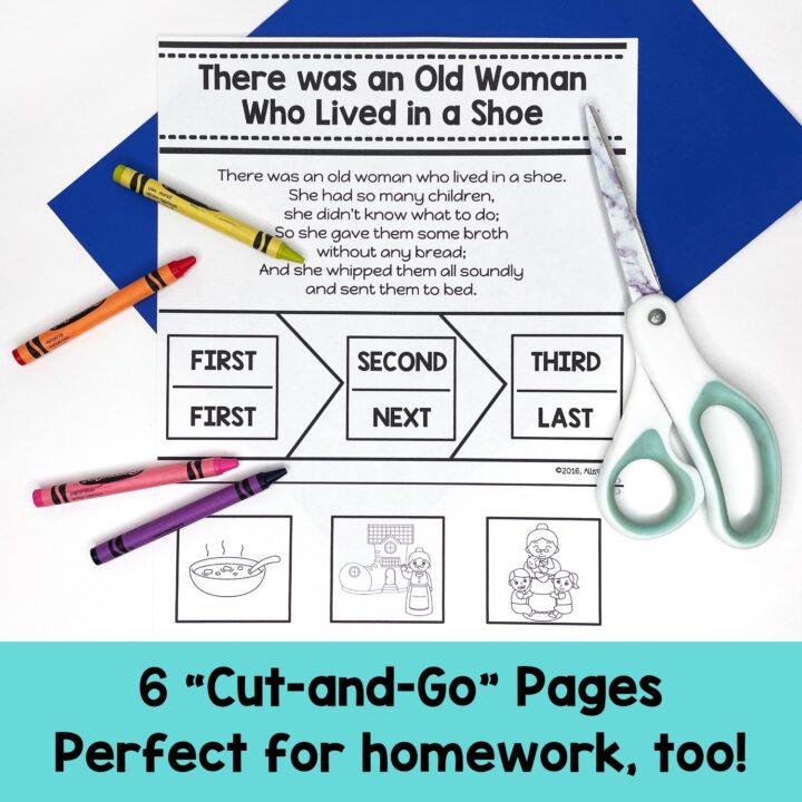 Sequencing Stories with Nursery Rhymes and Fairy Tales Speech Therapy ...