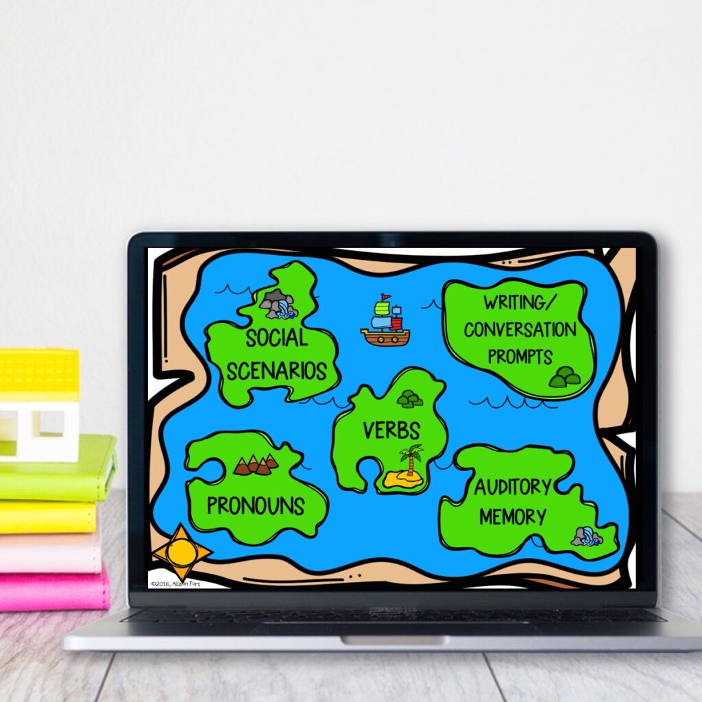 NO PRINT Hawaii Themed Speech Therapy Activities Digital Resources ...