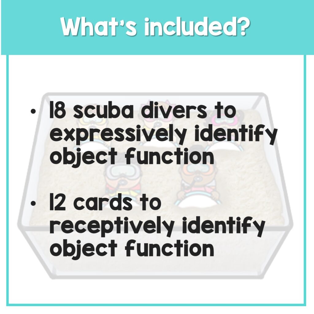 Sensory Bin: Summer Object Function | Allison Fors, Inc.