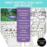 Spring Picture Scene for Speech Therapy - Language Scene | Allison Fors ...