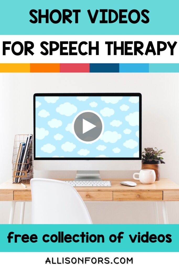 How to Use Short Videos in Speech Therapy (+ videos) | Allison Fors, Inc.