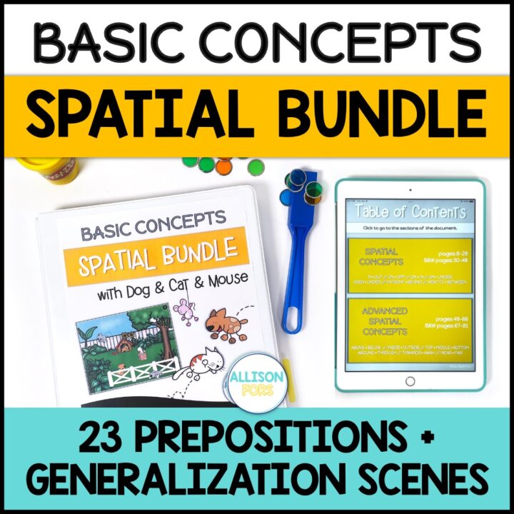 Prepositions Worksheets Bundle Basic Concepts NO PREP | Allison Fors, Inc.