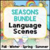 Seasons Picture Scene for Speech Therapy - Language Scene Bundle ...