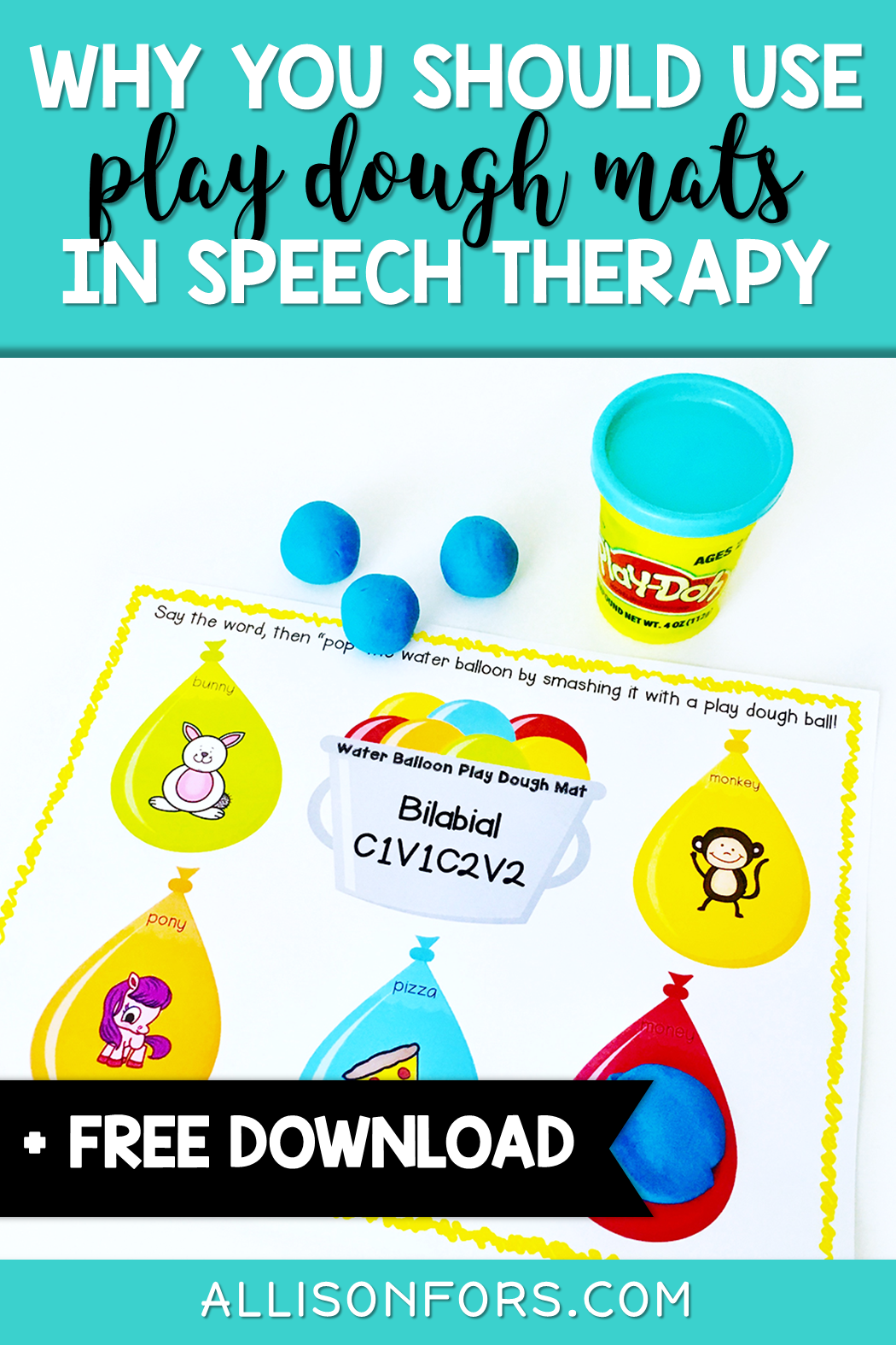 Why You Should Be Using Play Dough Mats in Speech Therapy