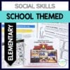 Social Skills Activities for Solving School Scenarios - Speech Therapy ...