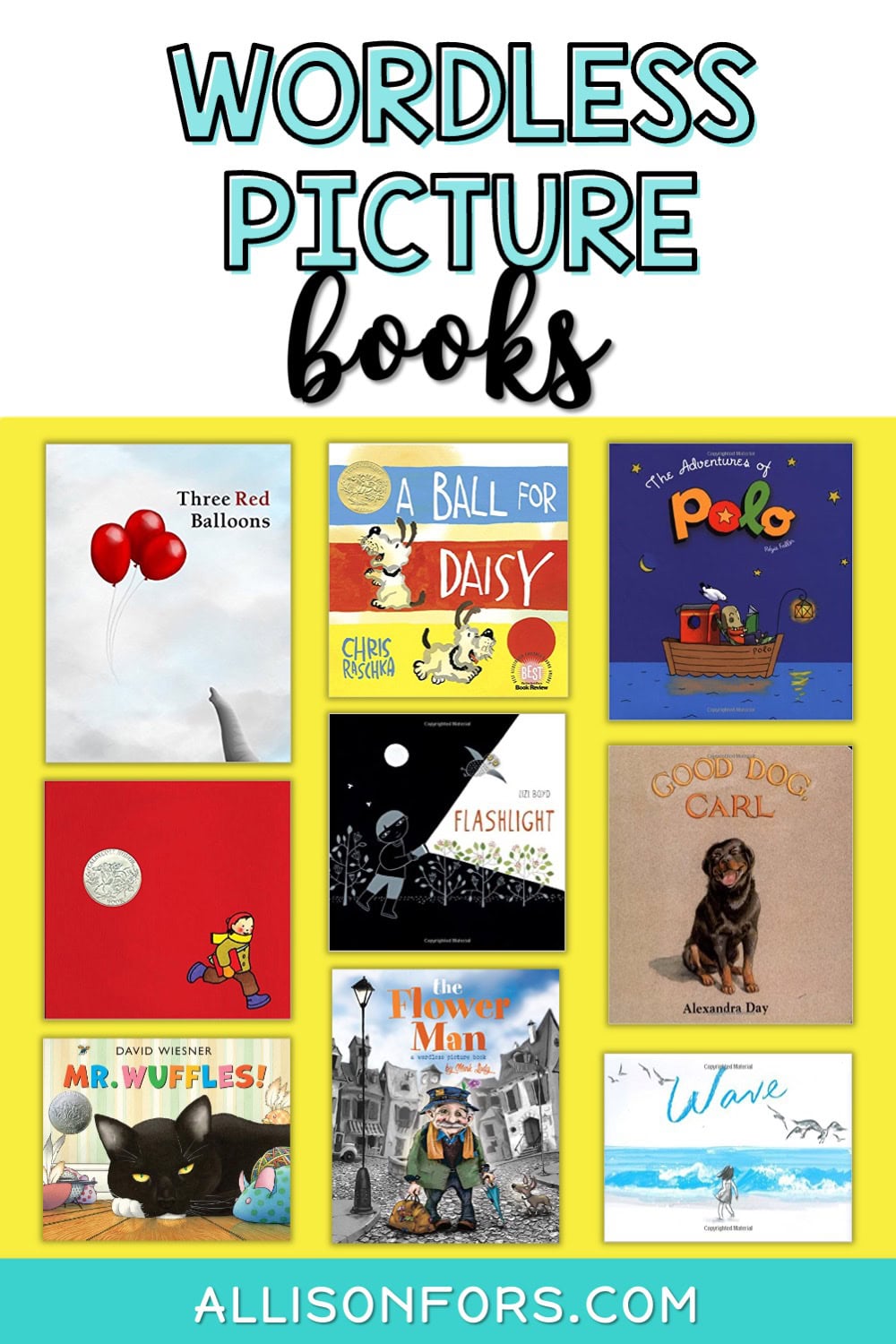 25 Wordless Picture Books for Speech Therapy