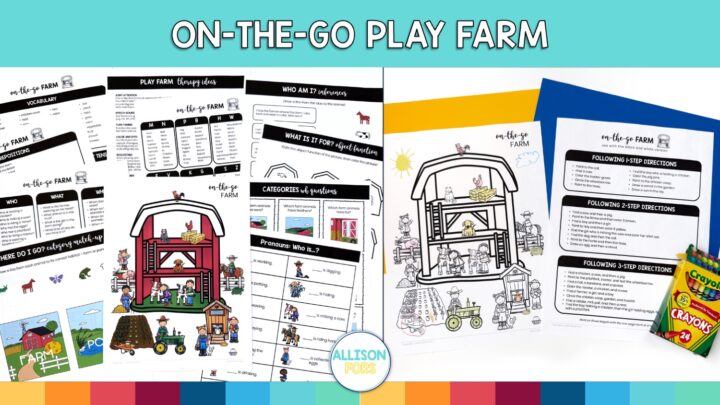 Why You Should Be Using a Toy Farm in Speech Therapy