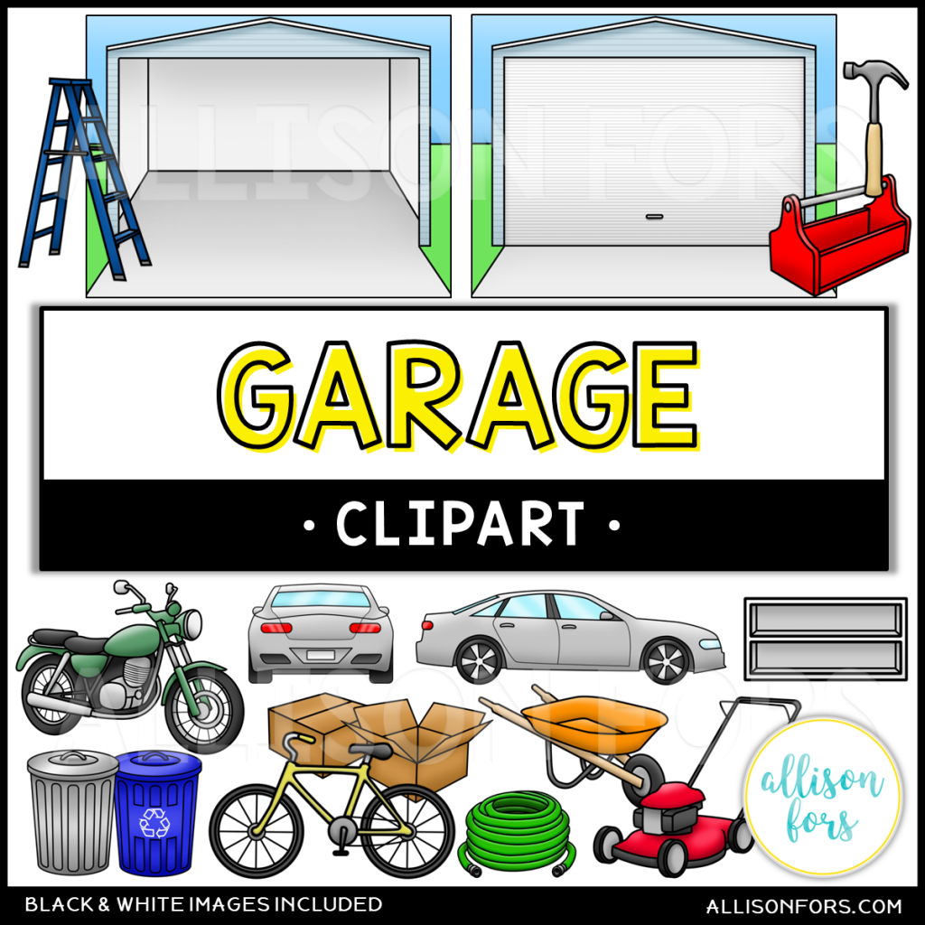 House: Garage Clip Art | Allison Fors, Inc.