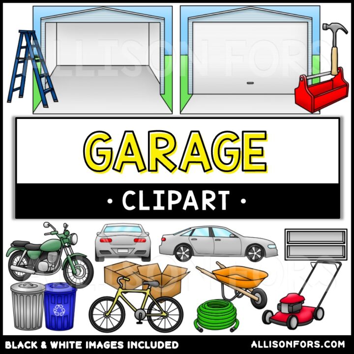 Garage and Tools Clip Art | Allison Fors, Inc.