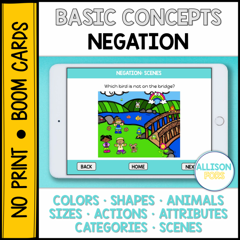 How and Why to Teach Negation in Speech Therapy