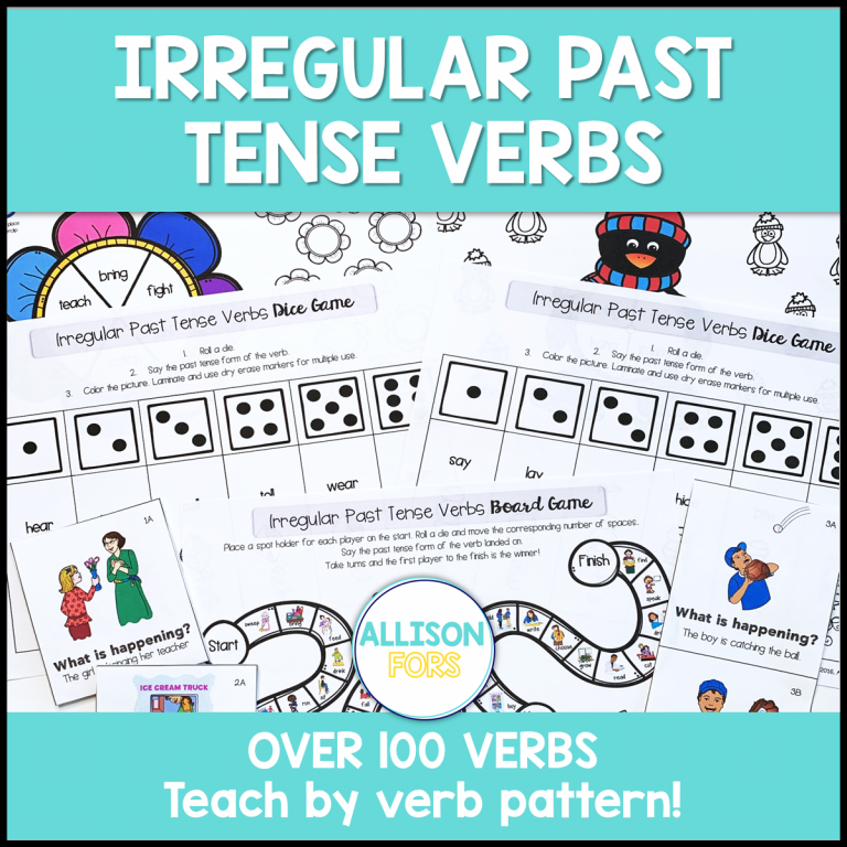 A Better Way to Teach Past Tense Verbs in Speech Therapy