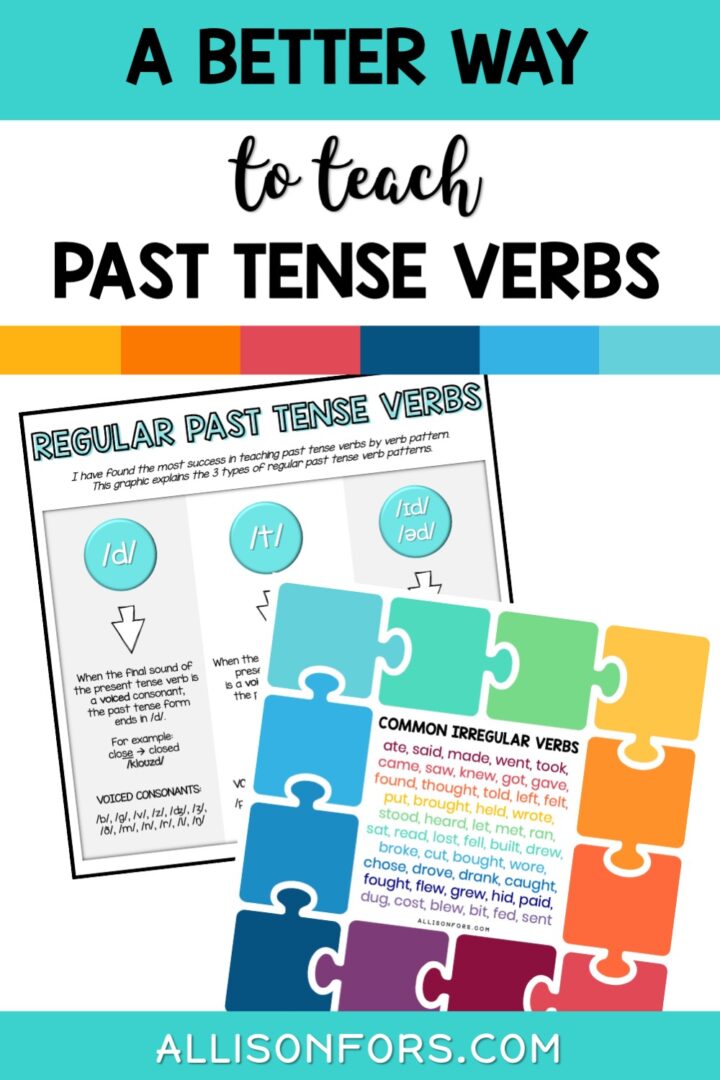 A Better Way to Teach Past Tense Verbs in Speech Therapy