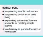 5-6 Step Sequencing Stories with Pictures - BOOM Cards™️ Speech Therapy ...