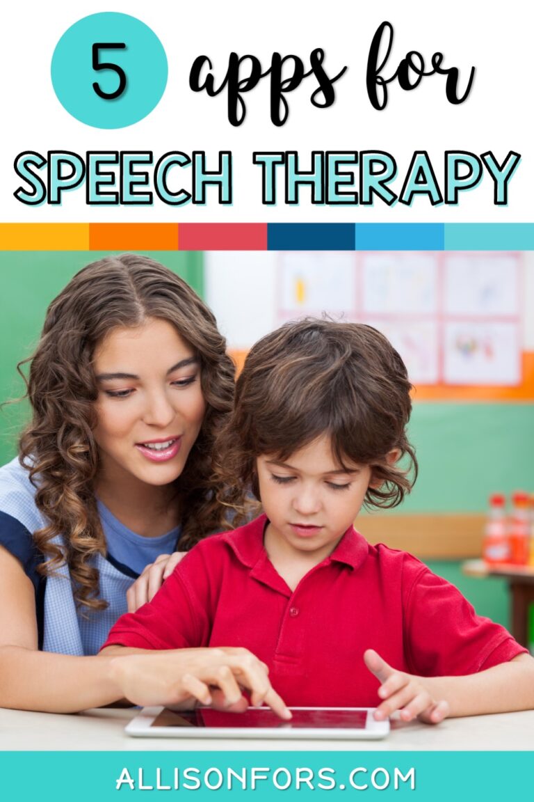 Top 5 iPad Apps for Speech Therapy Sessions