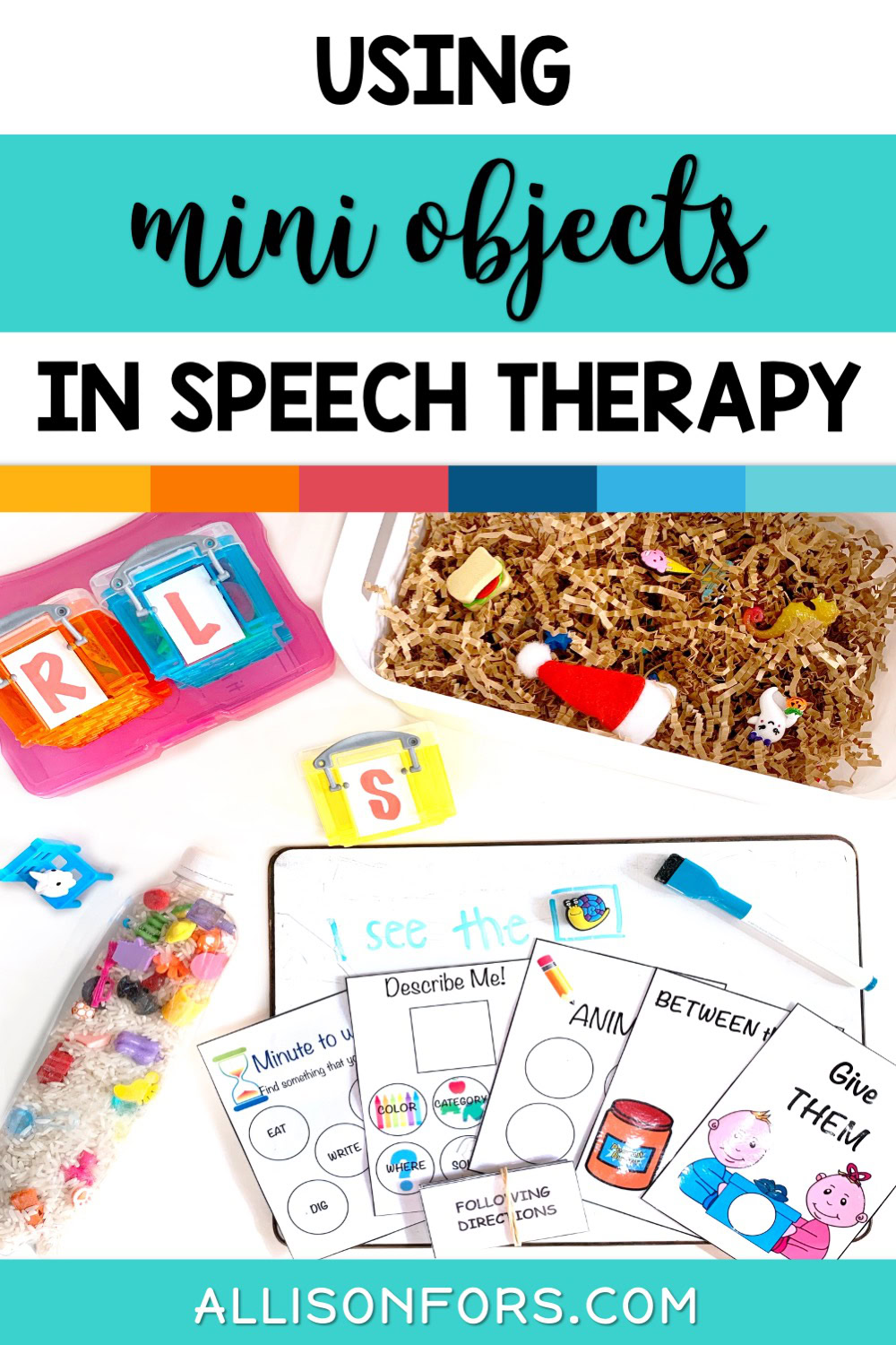 Creative Ways to Use Mini Objects in Speech Therapy