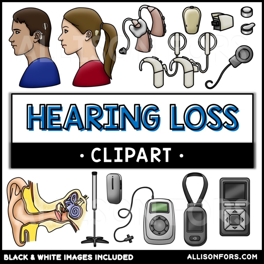 Hearing Loss Clip Art | Allison Fors, Inc.