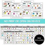 Basic Concepts Speech Therapy Bundle 2 NO PREP | Allison Fors, Inc.